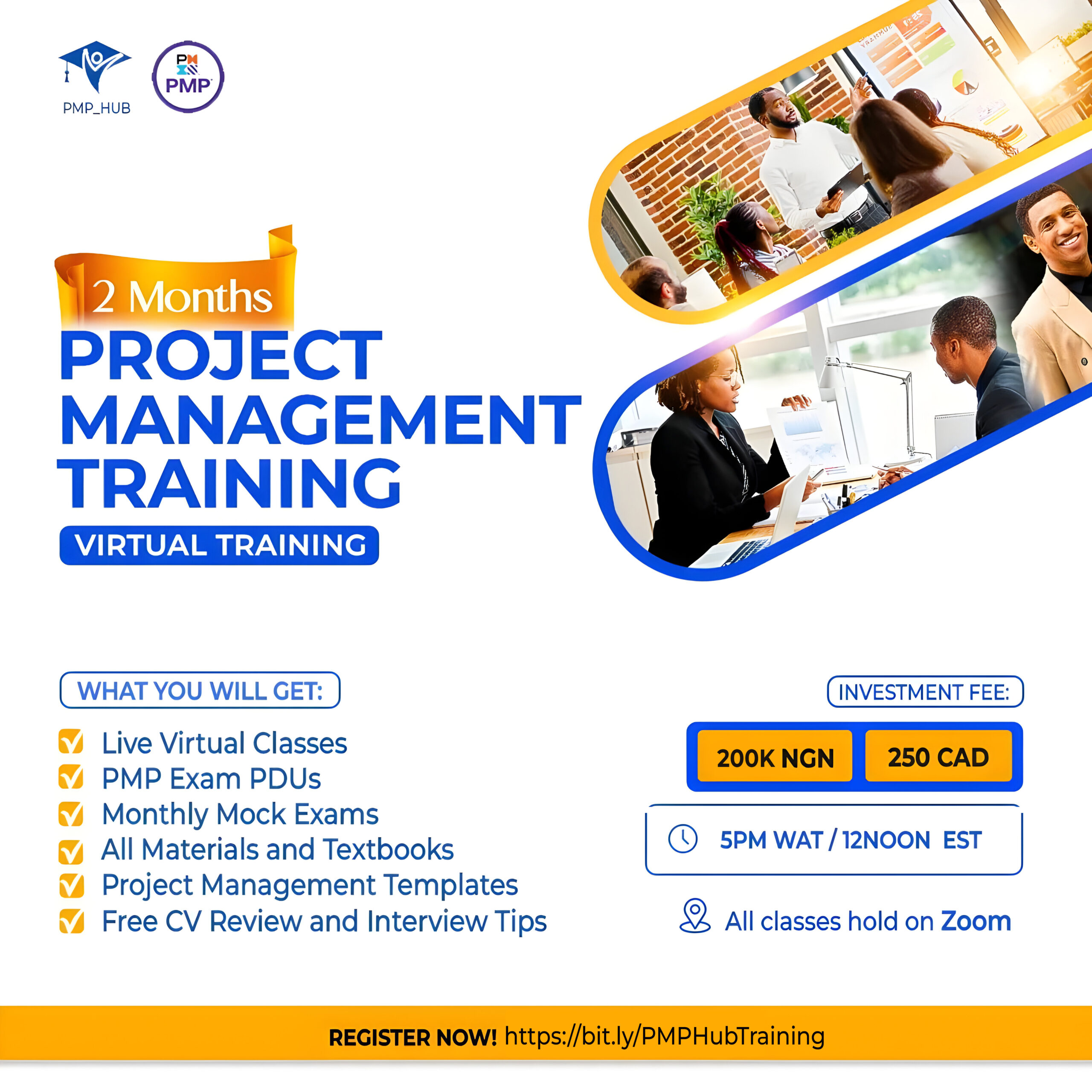 2-Months Virtual Project Management Training